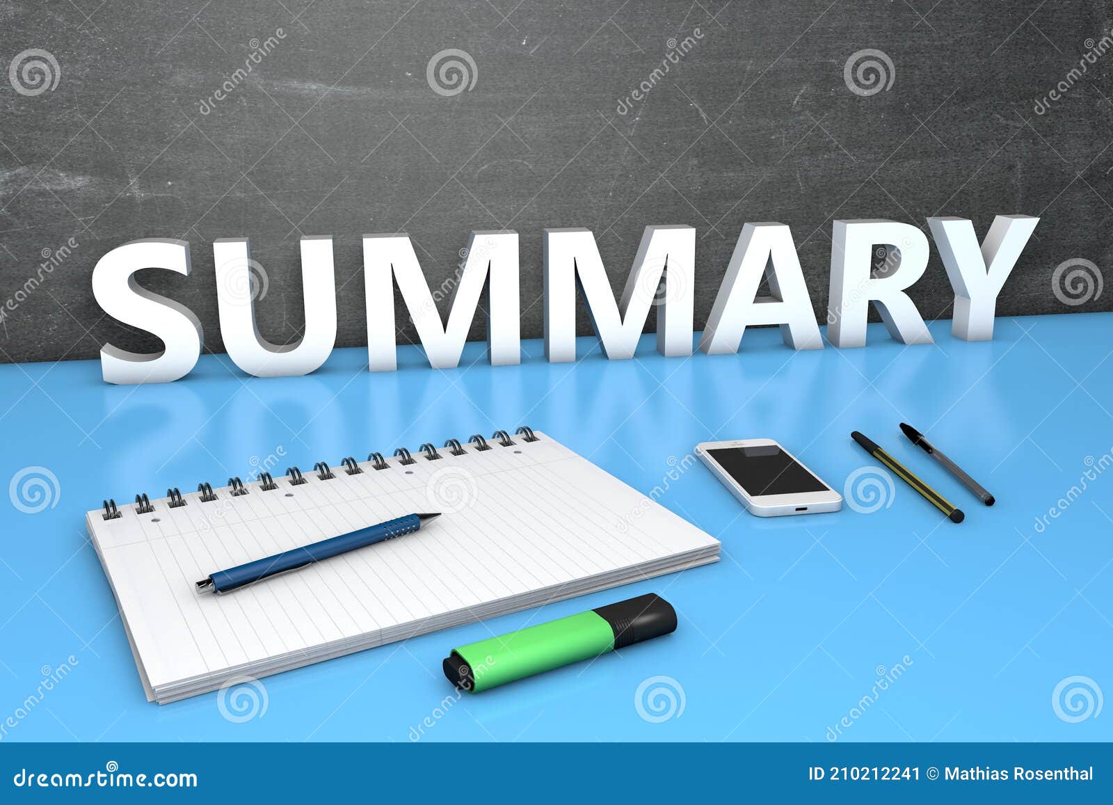 Summary stock illustration. Illustration of summarizing - 210212241