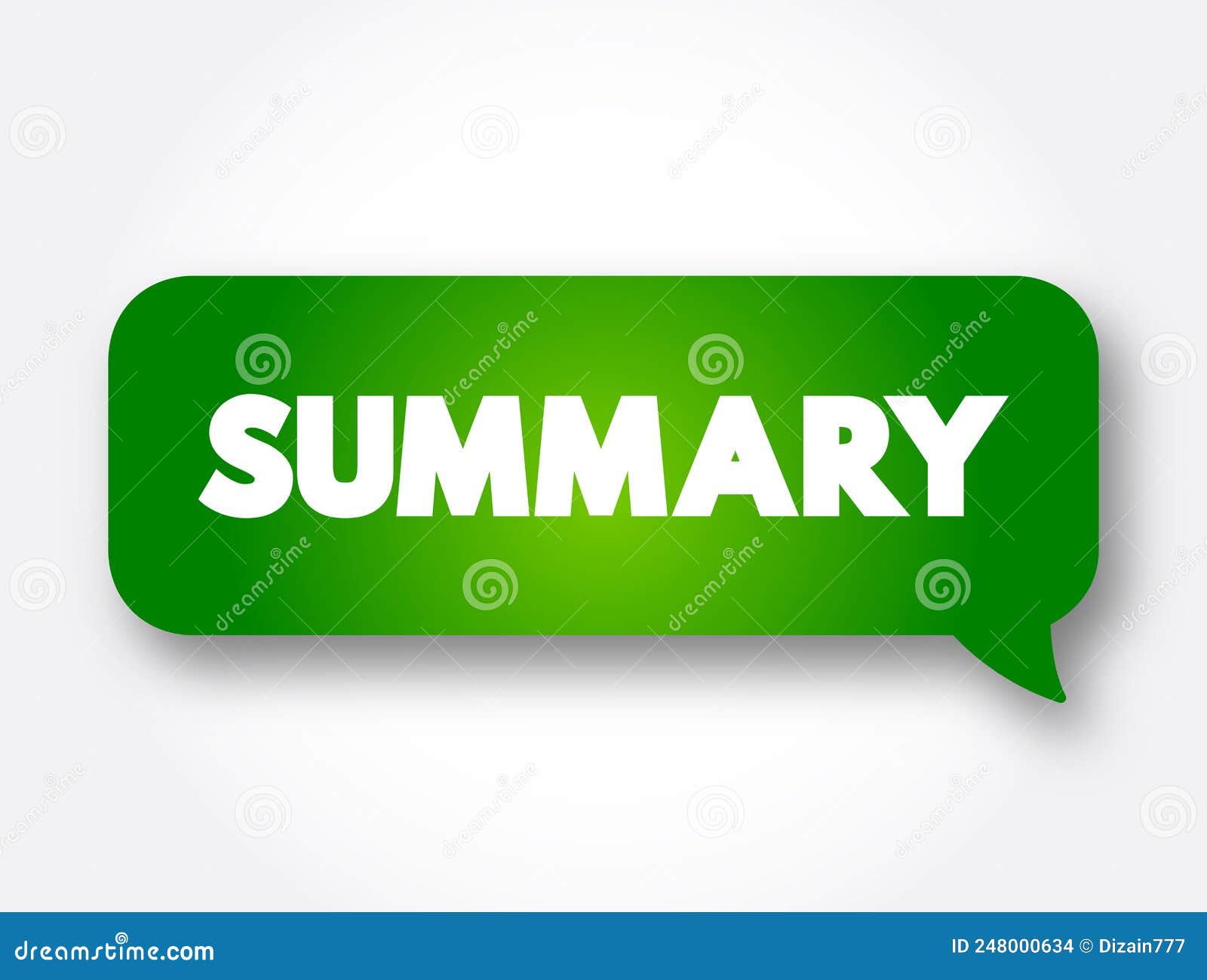 Summary Message Bubble Word Cloud Collage, Concept Background Royalty ...