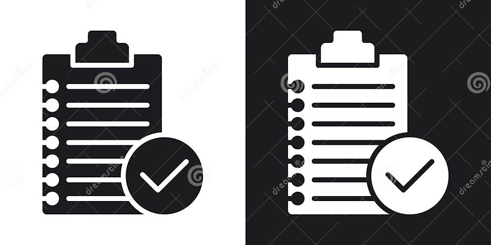 Summary Thin Line Vector Icon Set Stock Vector - Illustration of ...