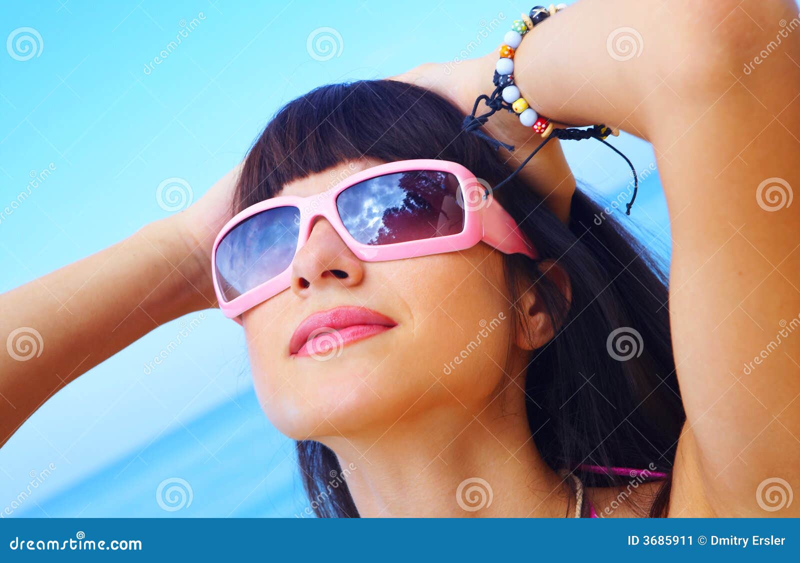 Summer stock image. Image of portrait, model, female, gorgeous - 3685911