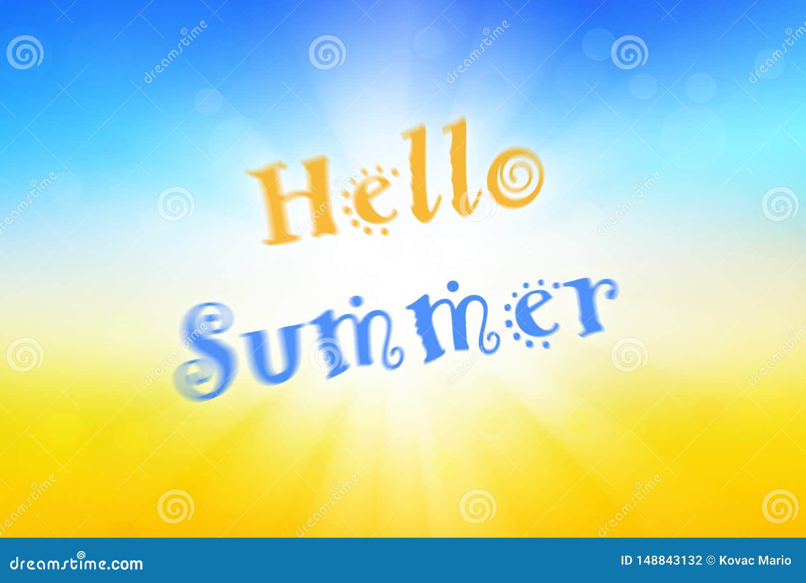 Summer abstract background stock illustration. Illustration of travel ...