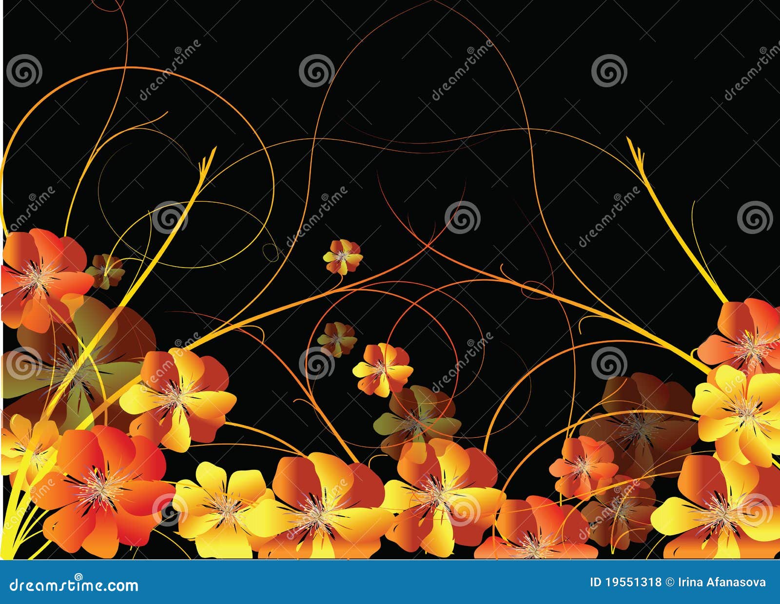 Summer abstract picture stock vector. Illustration of colored - 19551318