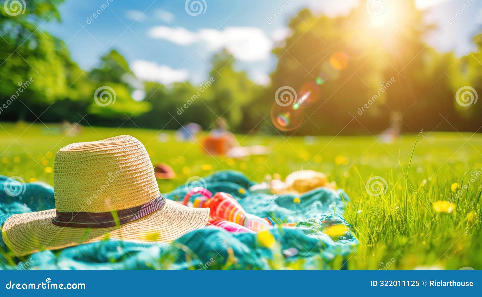 Summer Activities and Sunshine Stock Illustration - Illustration of ...