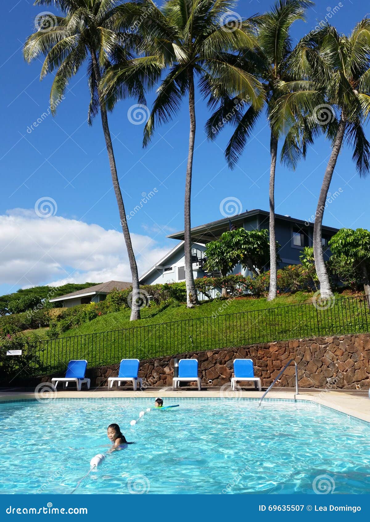 Summer afternoon in a pool editorial photography. Image of summer ...