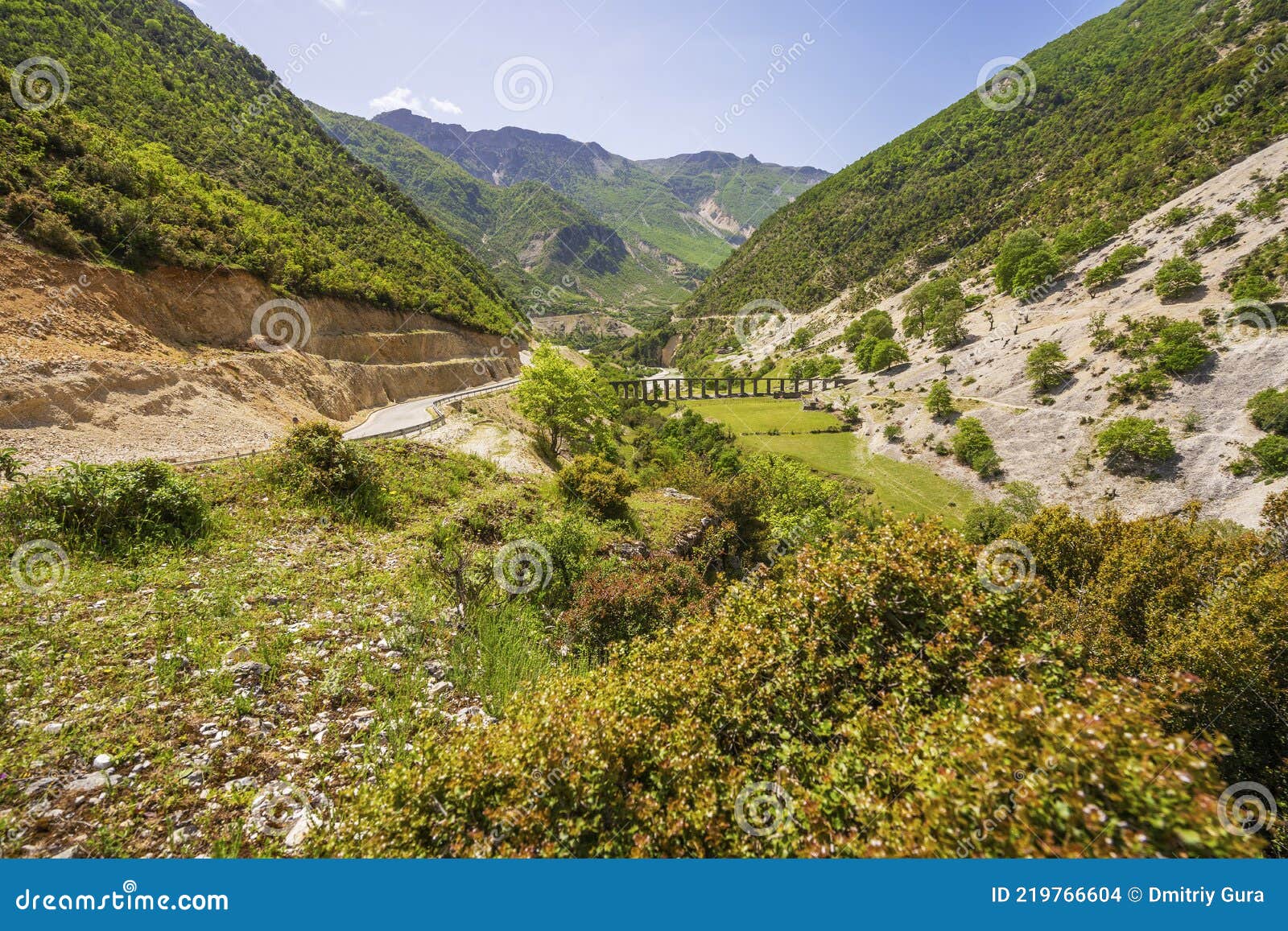 Summer in the Albania Highlands Stock Photo - Image of hill, travel ...