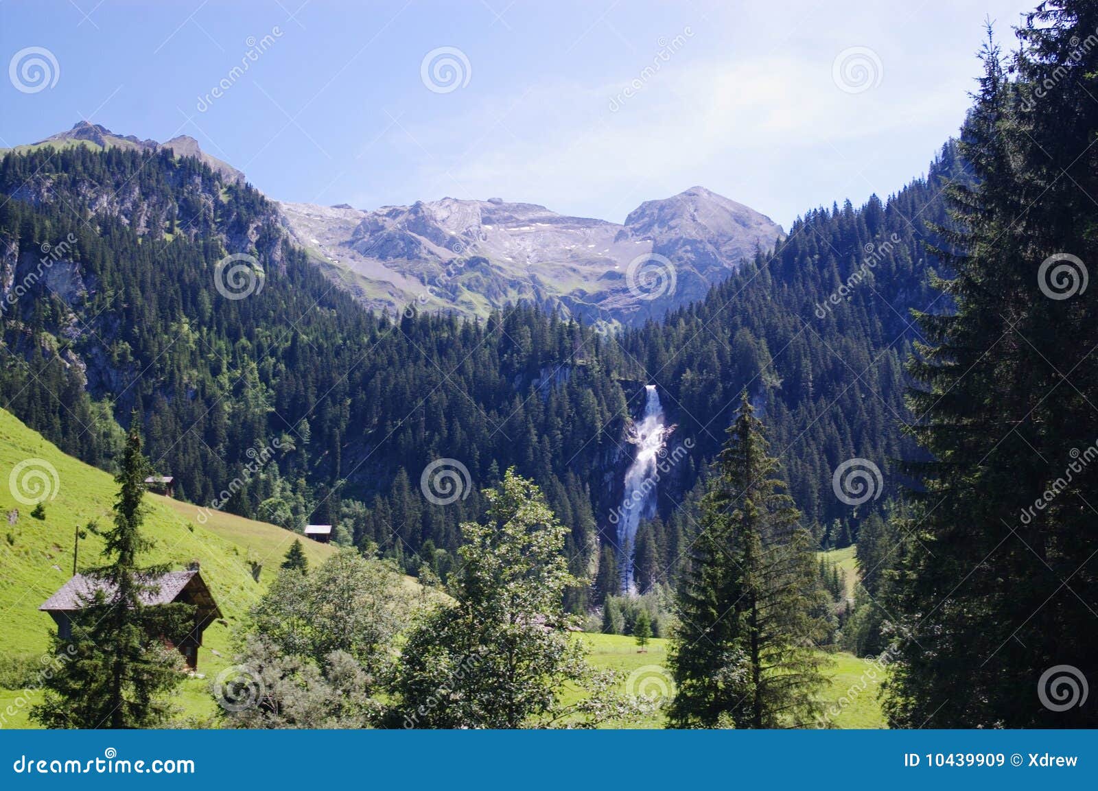 Summer Alpine Mountain Landscape Stock Image - Image of atmosphere ...