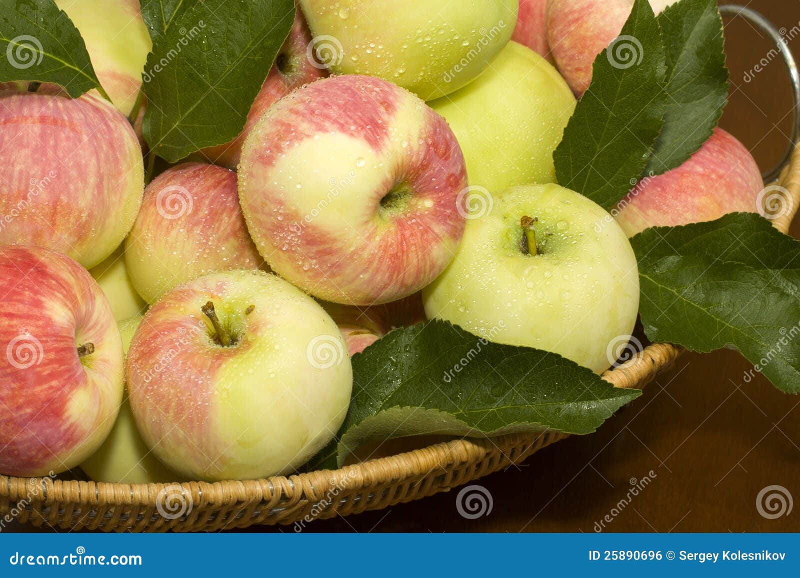 Summer apples closeup stock photo. Image of pink, droplets - 25890696