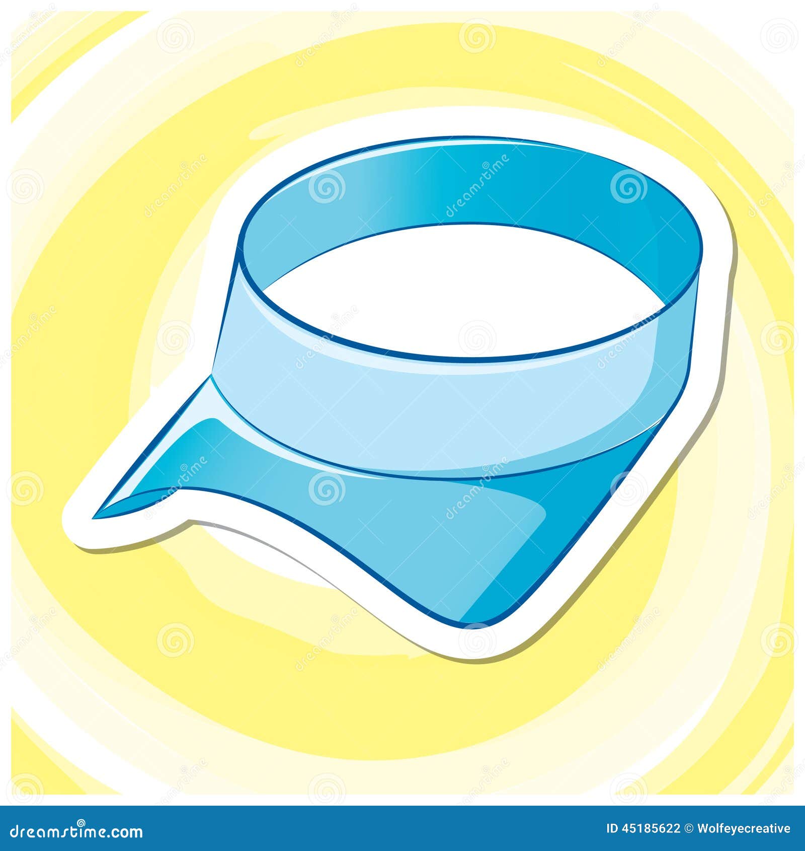 Summer Art 5 - Sun Visor stock vector. Illustration of beach - 45185622