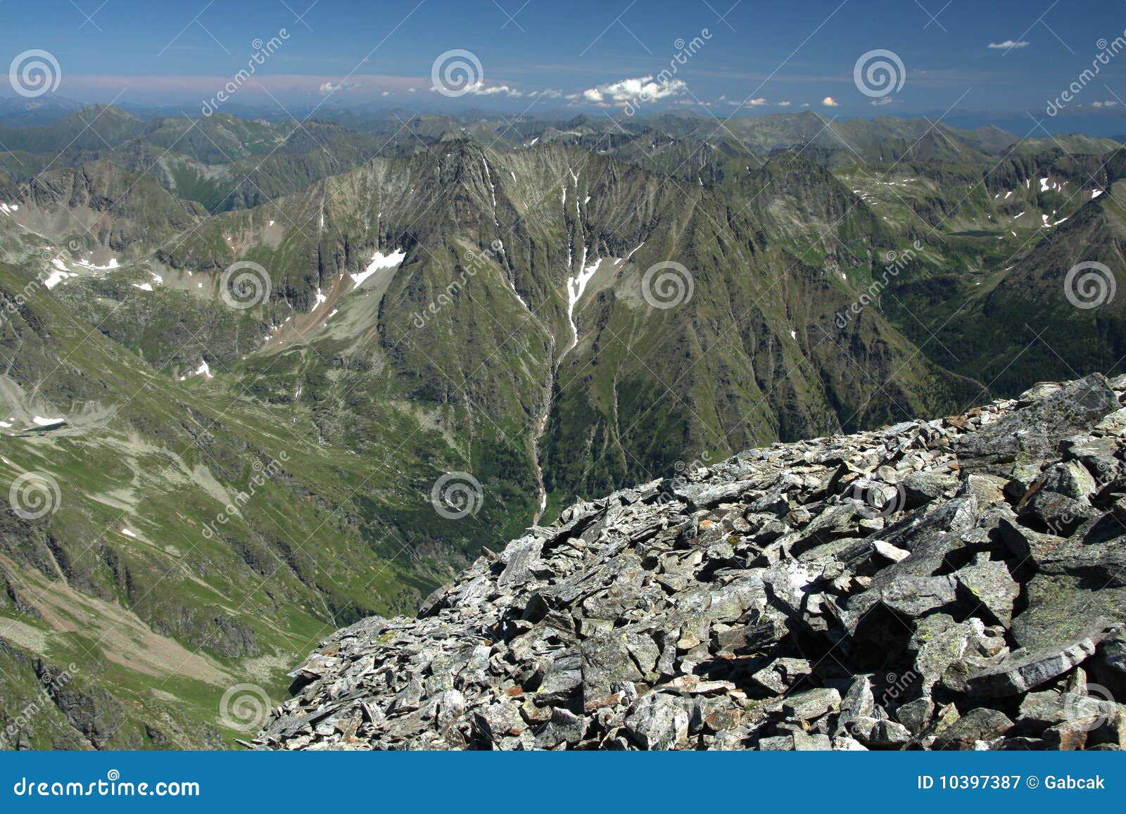 Summer Austrian Alps stock image. Image of high, beautiful - 10397387