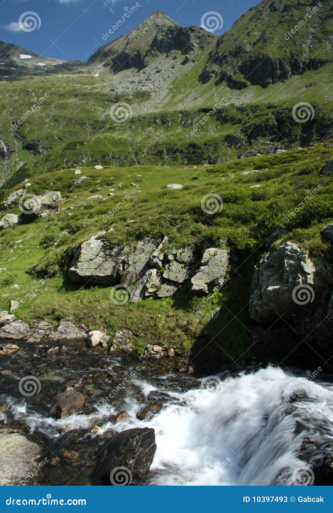 Summer Austrian Alps stock image. Image of high, holiday - 10397493