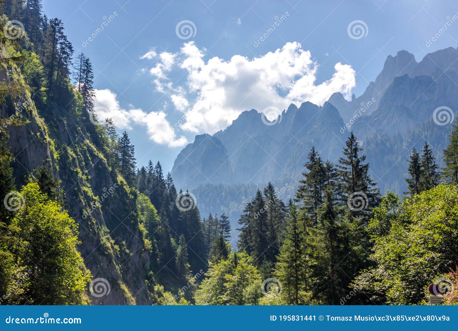 Summer in Austrian Alps stock image. Image of trail - 195831441