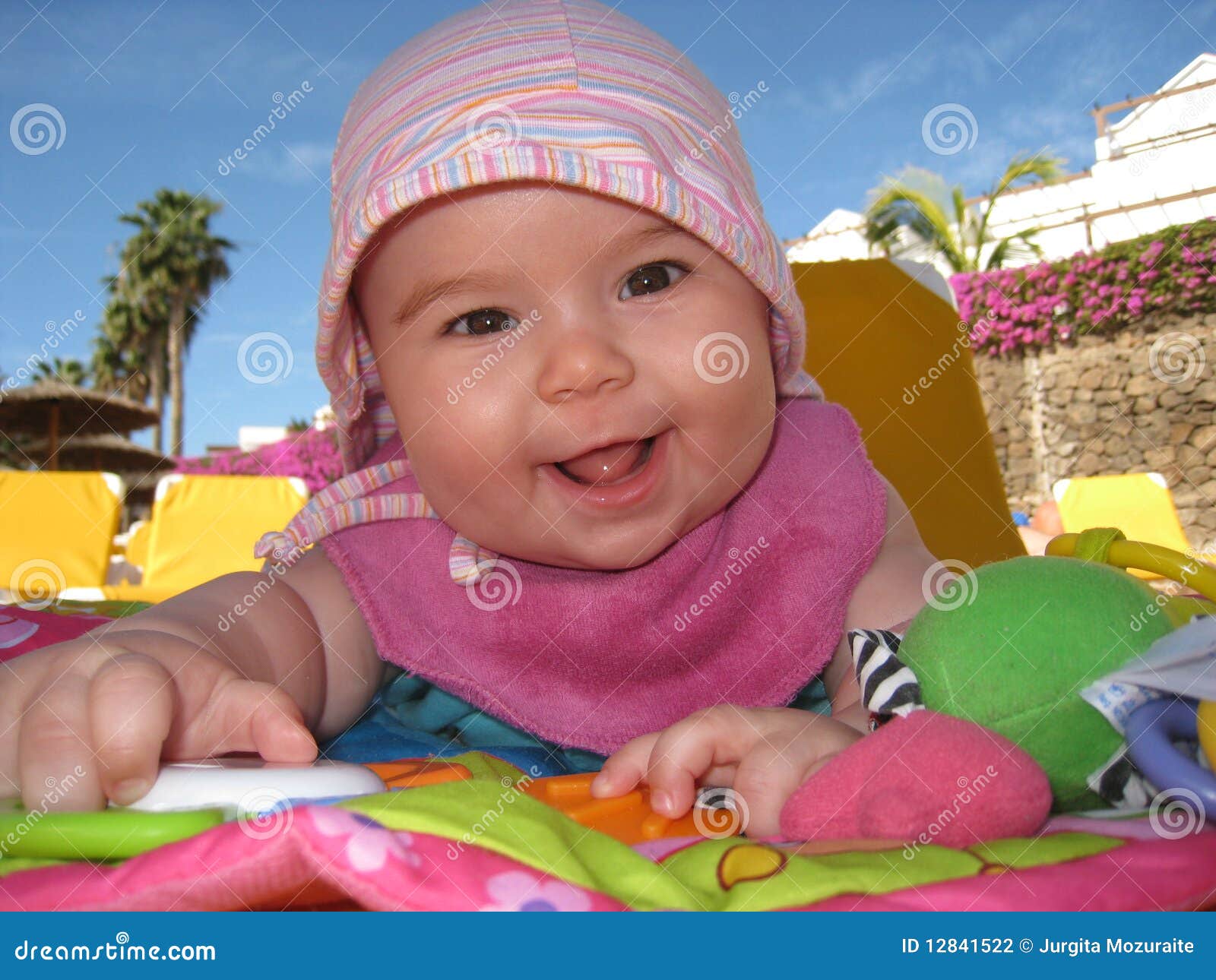 Summer baby stock photo. Image of hotel, beach, summertime - 12841522