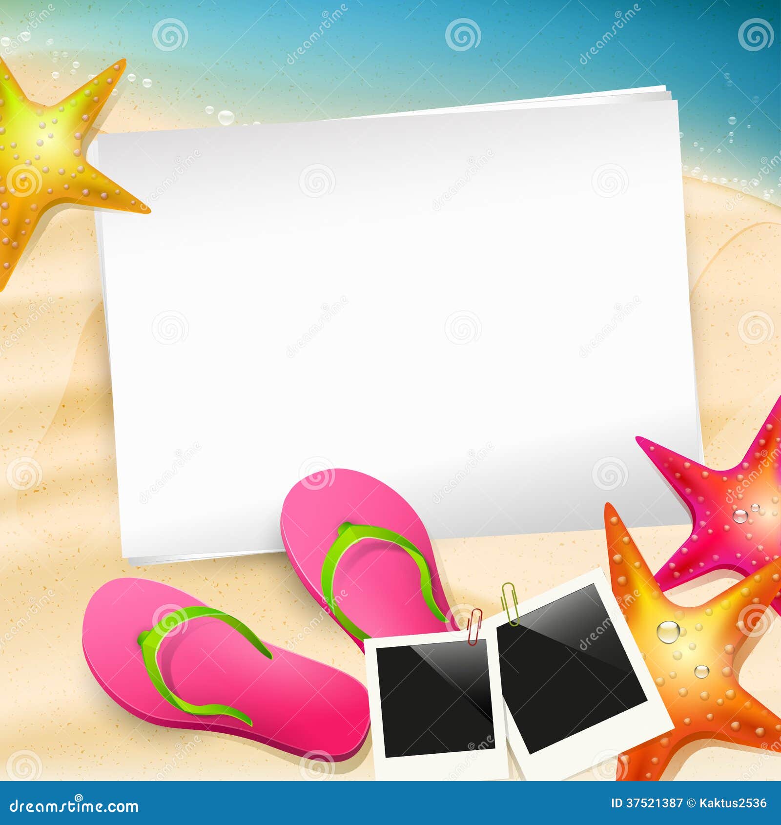 Summer background stock vector. Illustration of recreation - 37521387