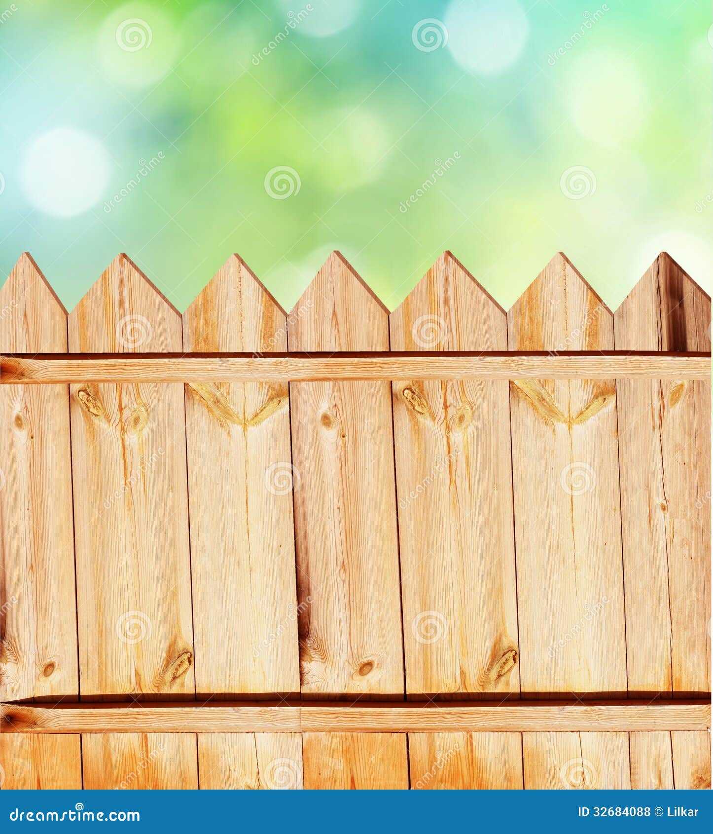 Summer Background with Fence Stock Photo - Image of herb, green: 32684088