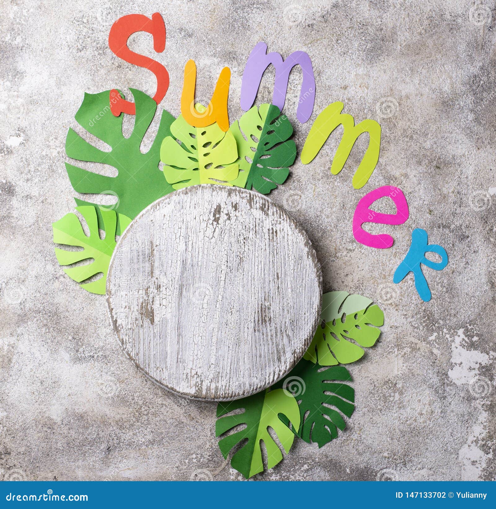 Summer Background with Monstera Leaves Stock Photo - Image of leaves ...