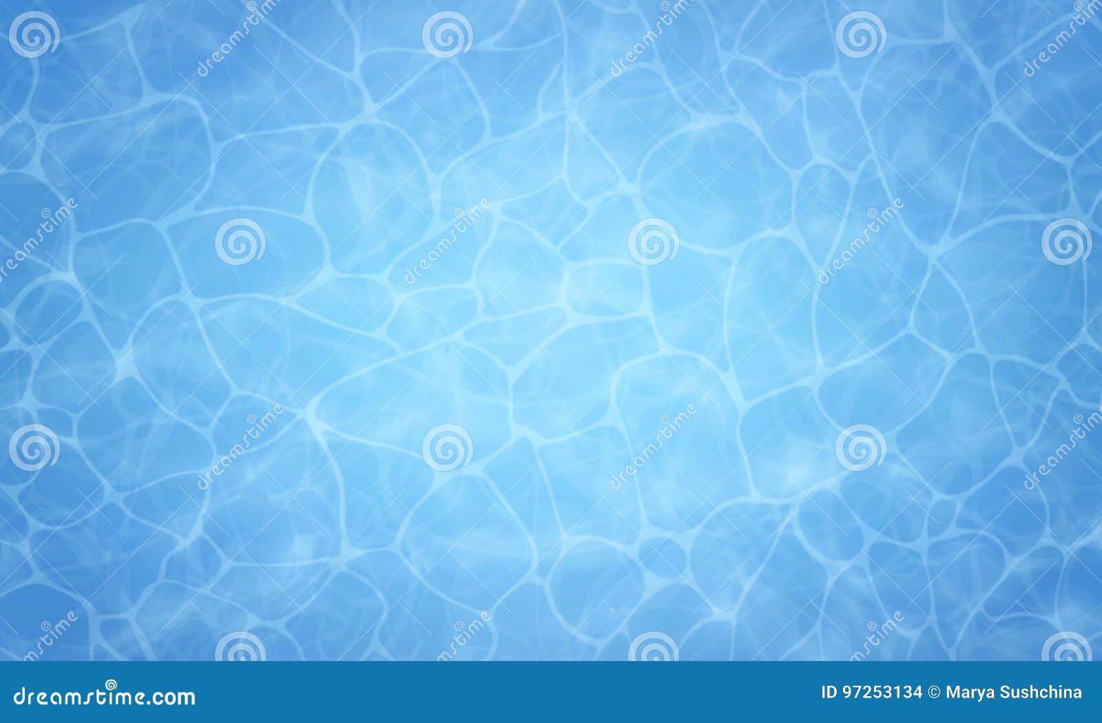 Summer Background. Texture Of Water Surface. Pool Water. Overhead View ...