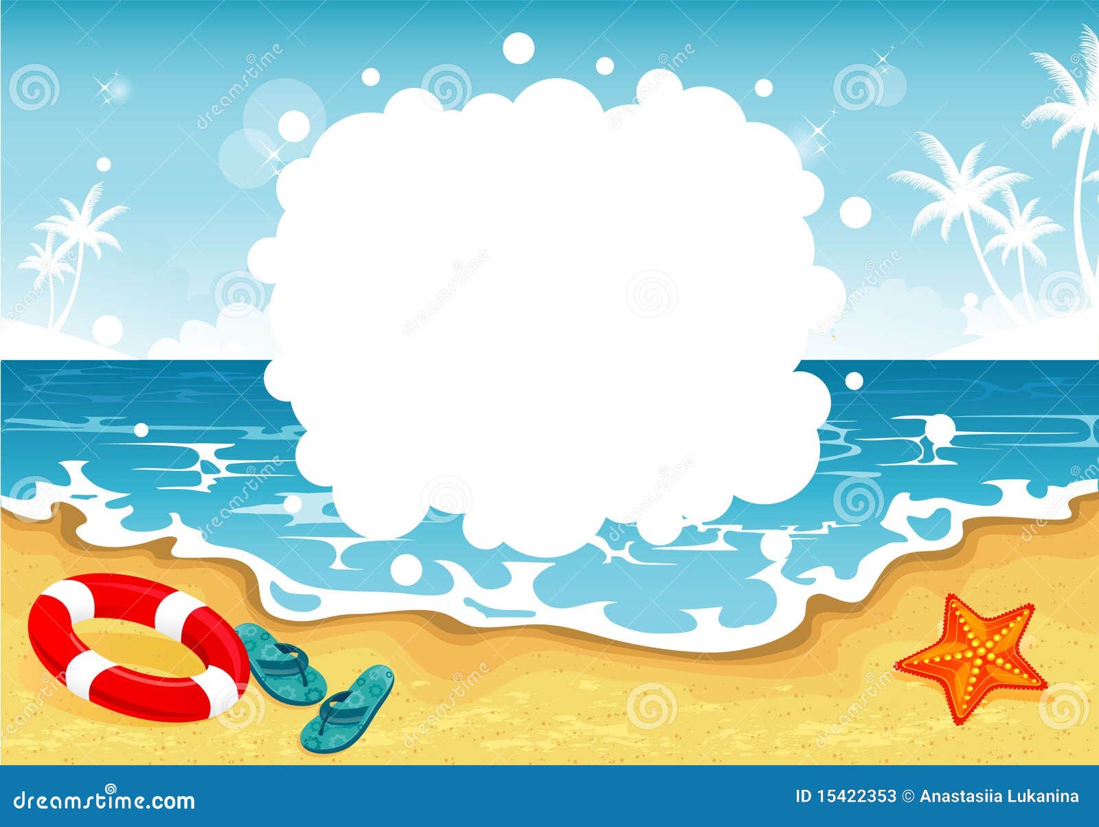 Summer banner stock vector. Illustration of climate, summer - 15422353
