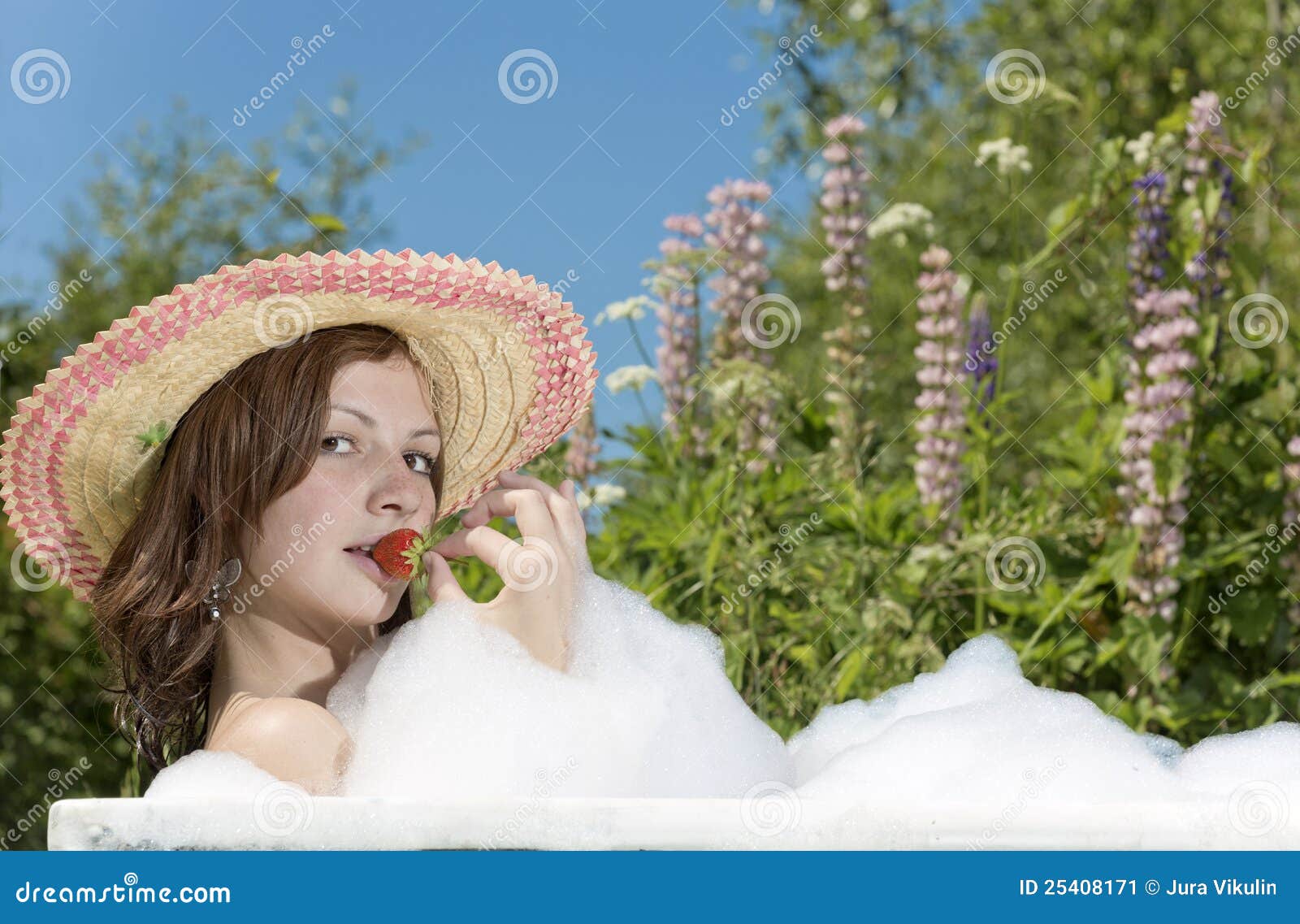 Summer bath stock image. Image of alternative, health - 25408171