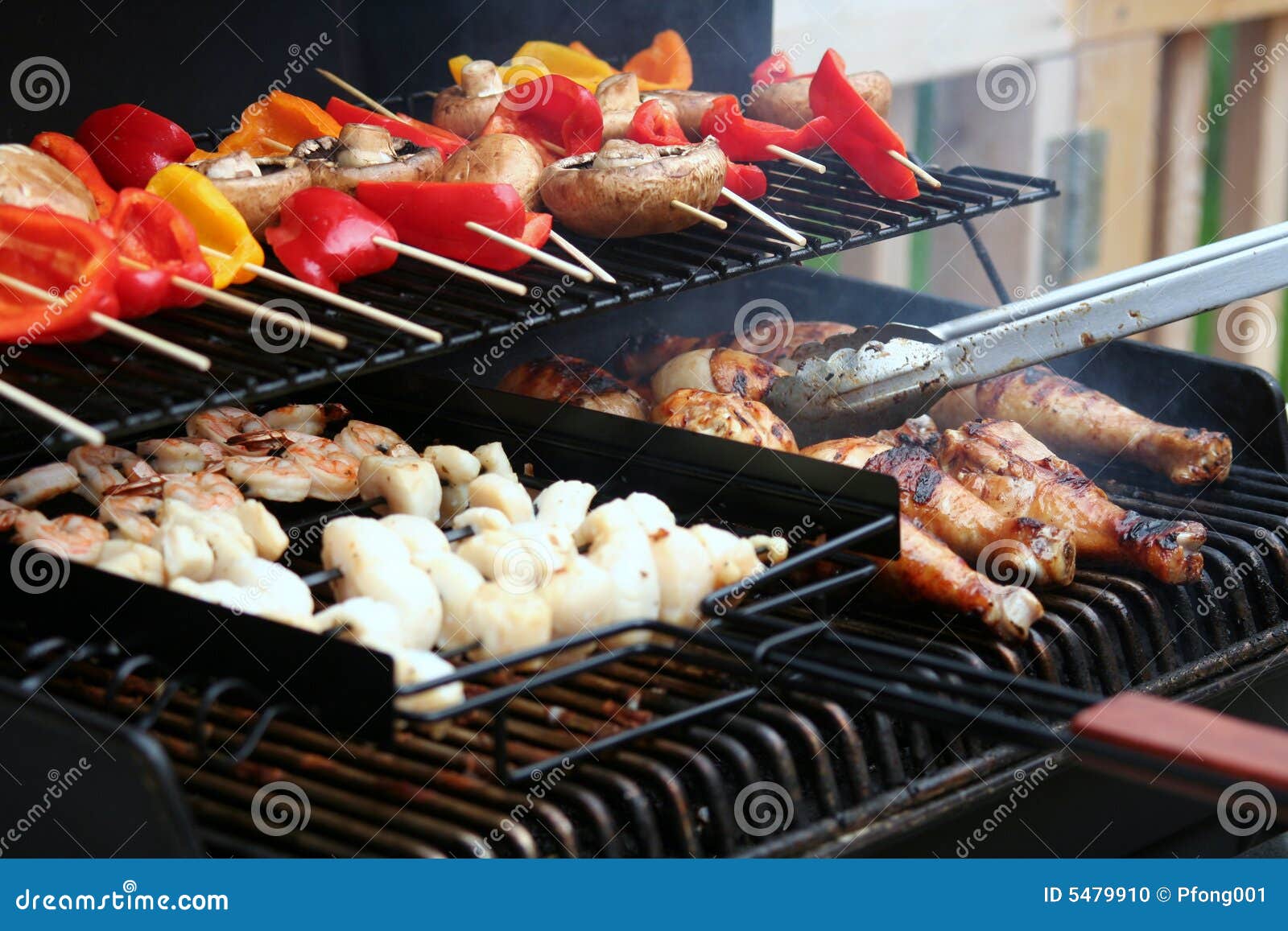 Summer BBQ stock photo. Image of barbecue, chicken, cook - 5479910