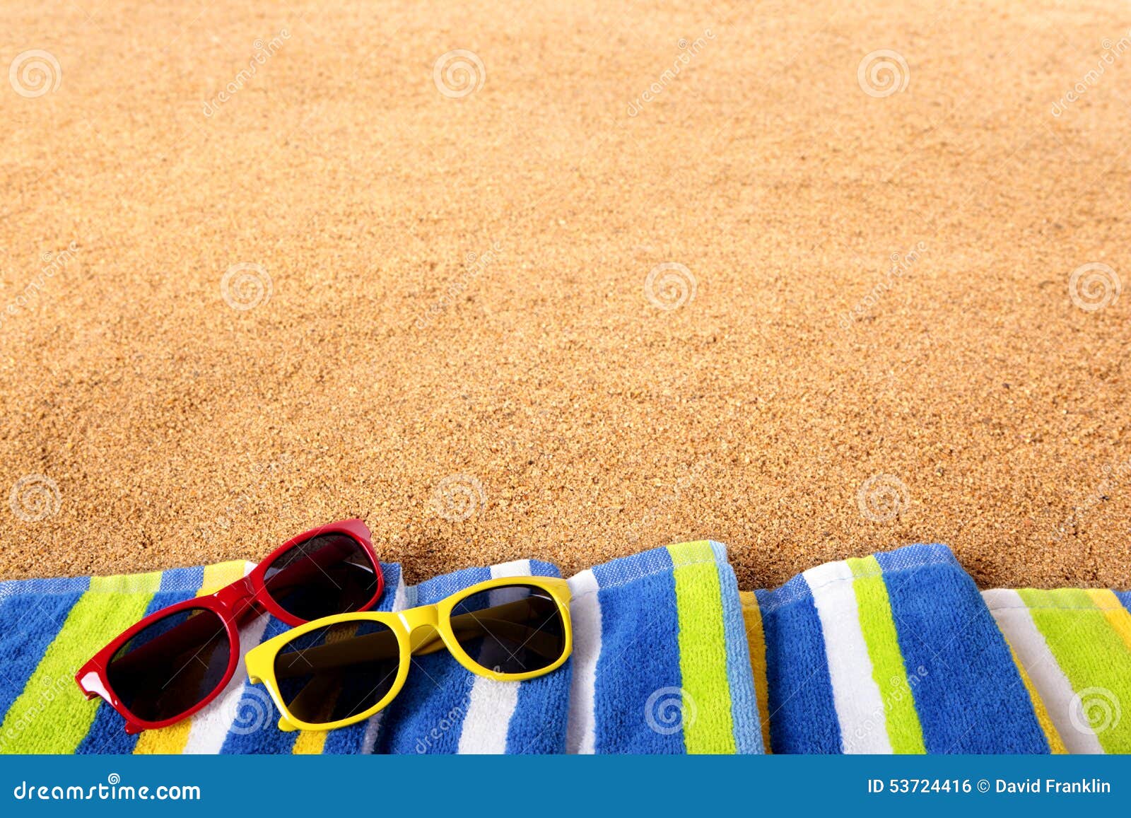 Summer Beach Border Background Stock Photo - Image of border, copy ...