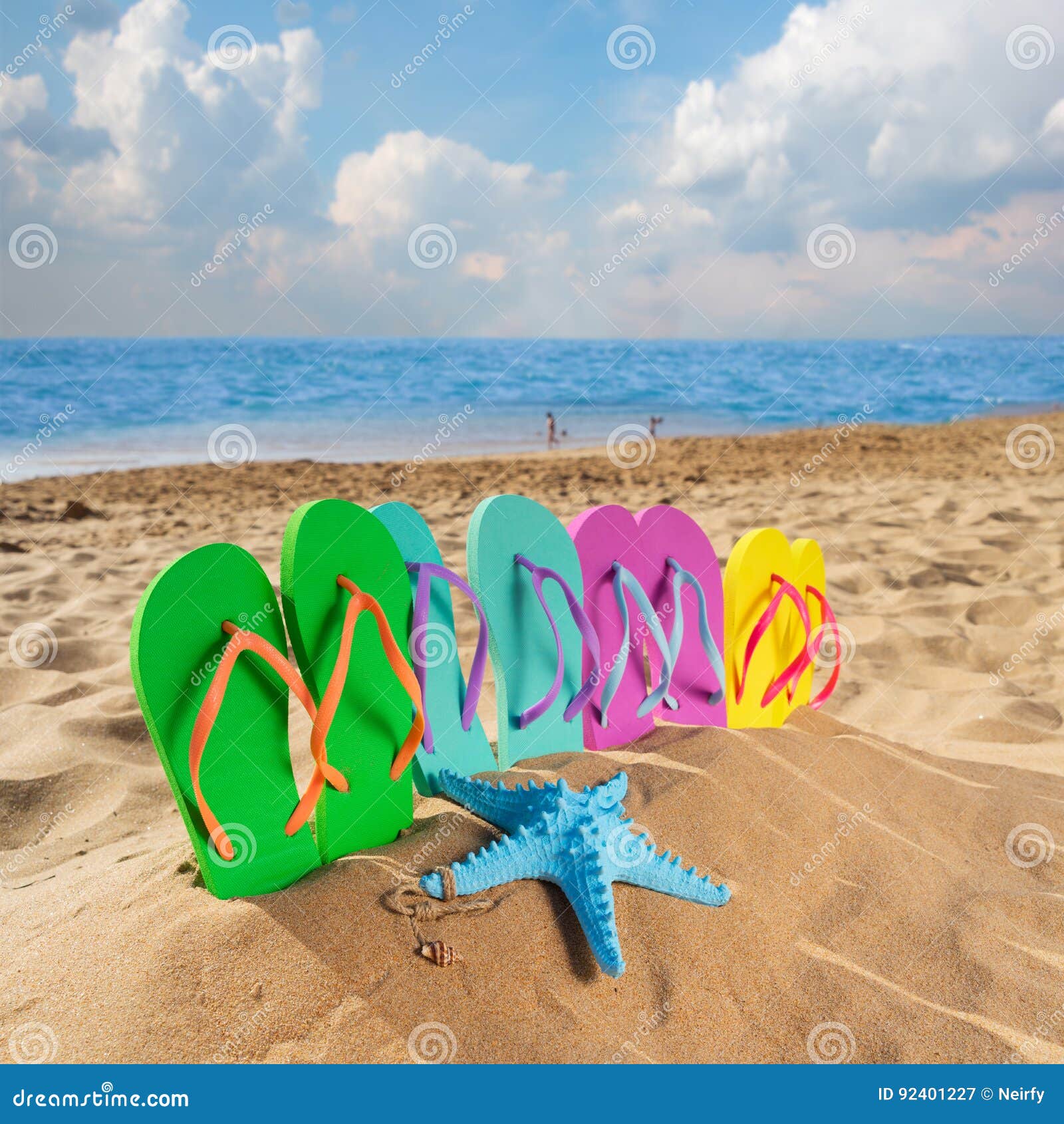 Summer beach fun stock image. Image of sandy, landscape - 92401227