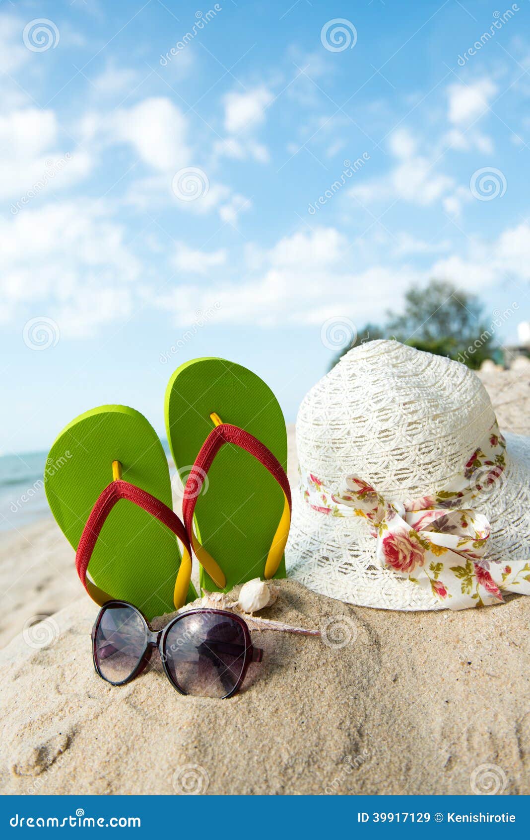 Summer beach stock image. Image of flop, flip, fashion - 39917129