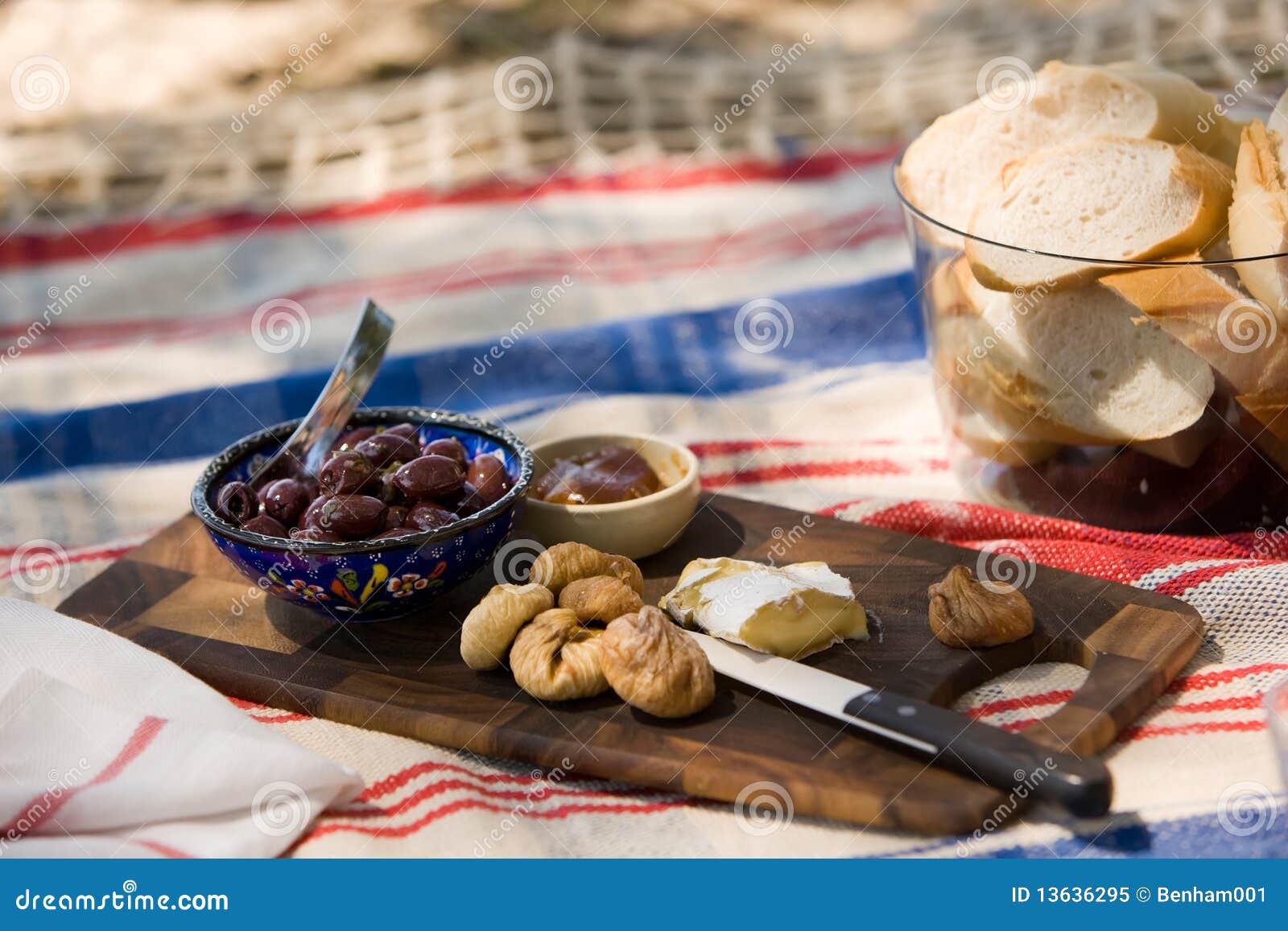 Summer beach picnic stock image. Image of relaxing, afternoon - 13636295