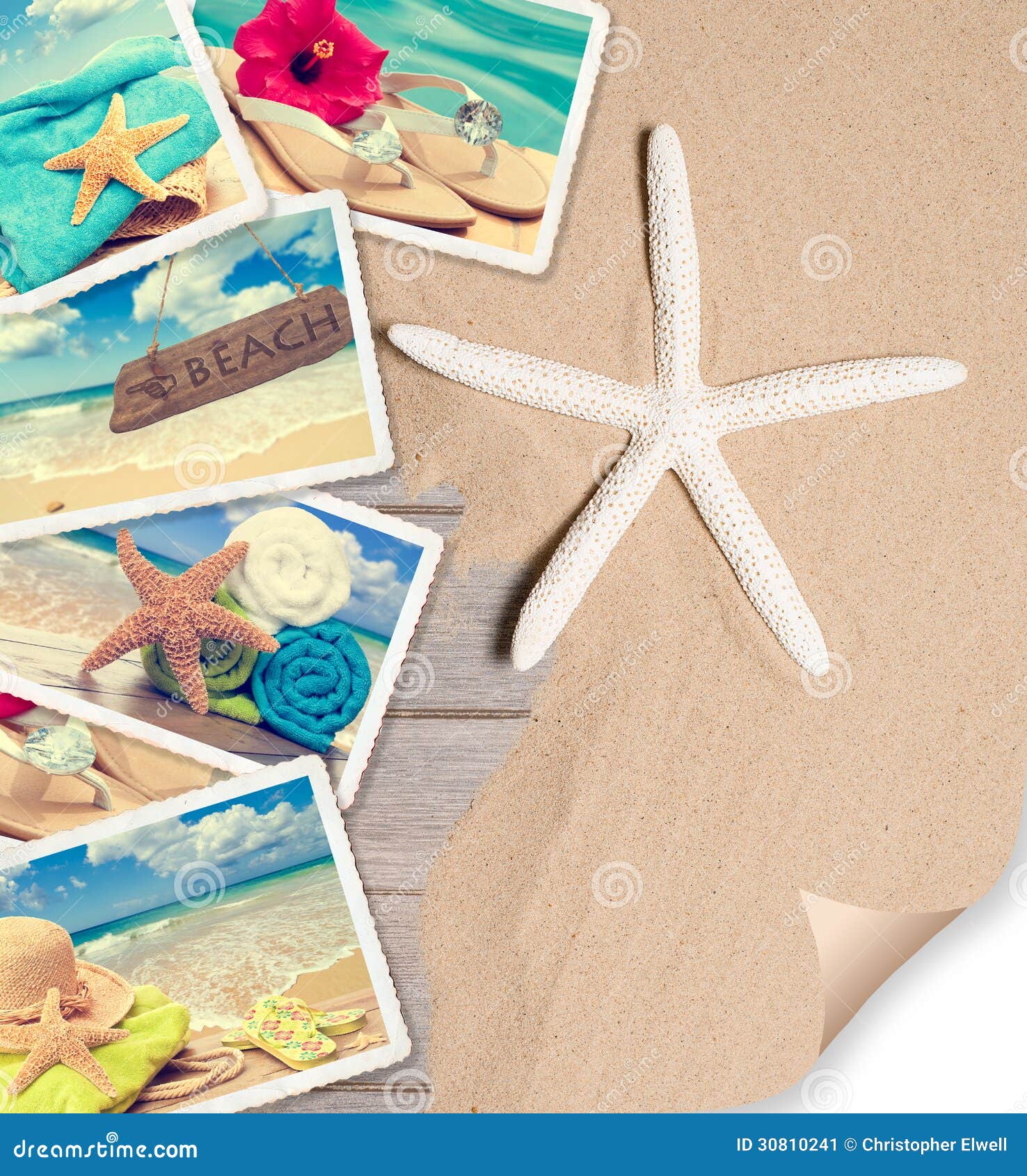 Summer Beach Postcards stock image. Image of postcards - 30810241