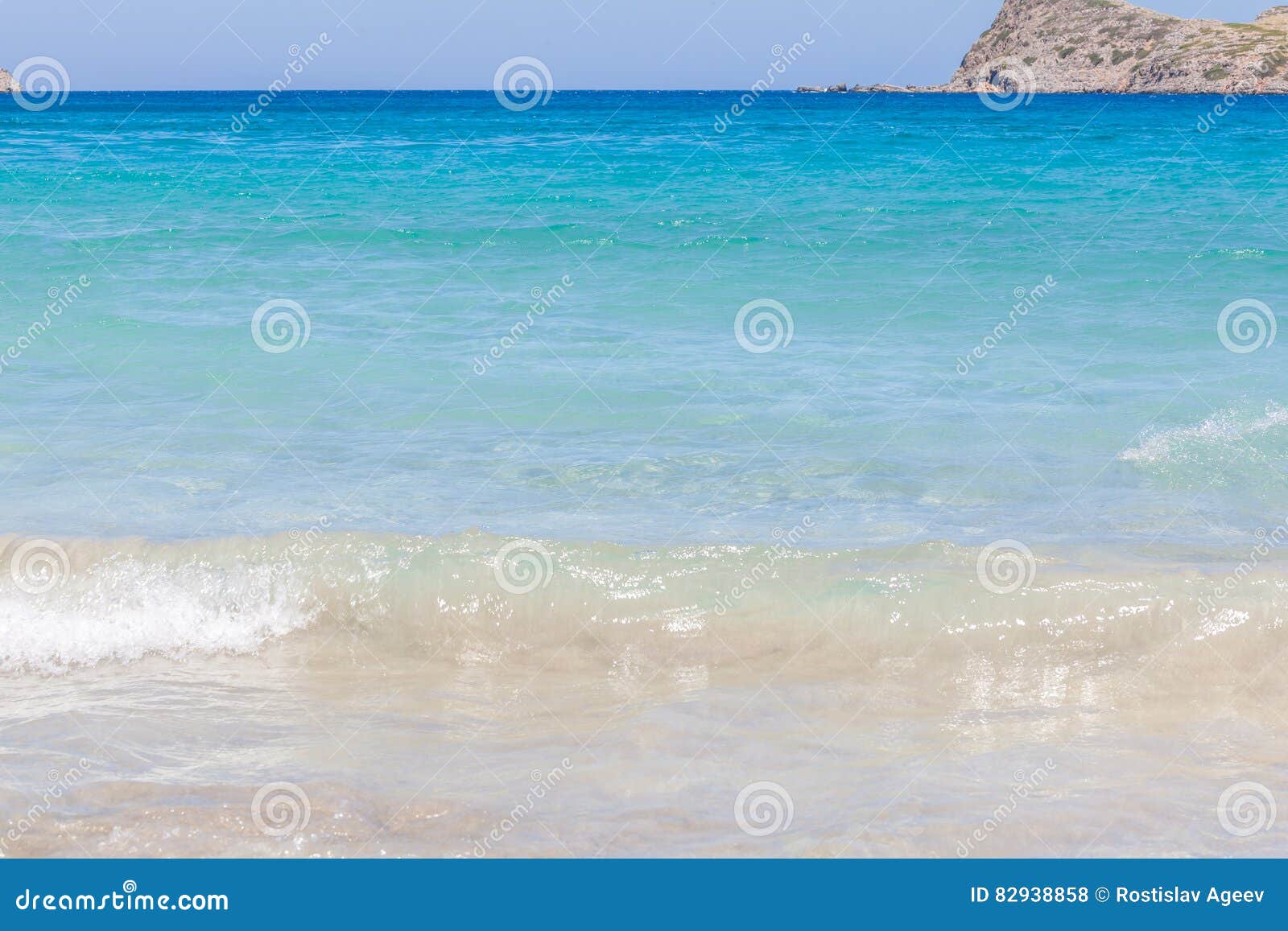 Summer Beach Scene, Crete stock photo. Image of sand - 82938858