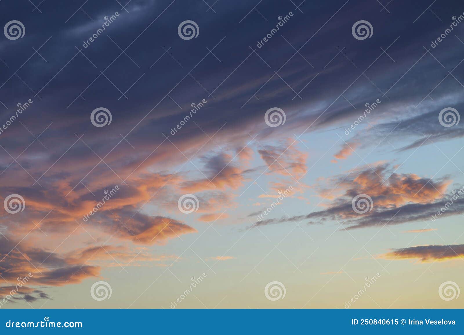 Beautiful Dramatic Sunset Sky Background Stock Image - Image of light ...