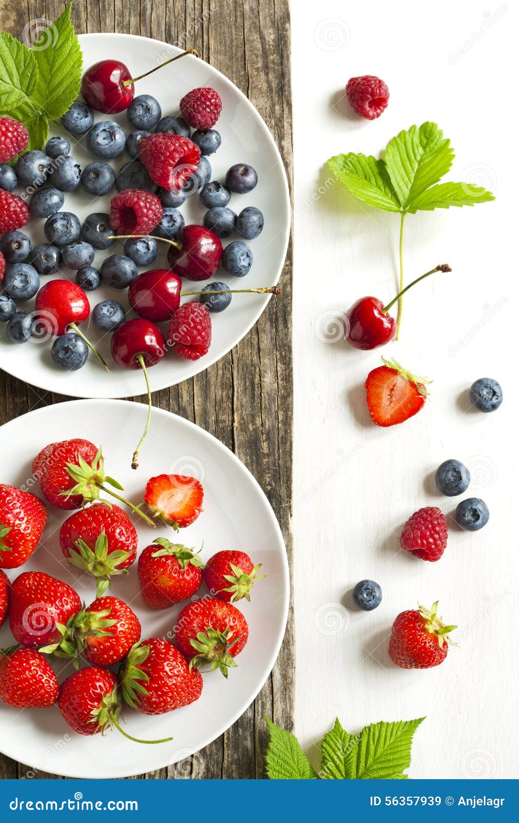 Summer berries stock image. Image of closeup, market - 56357939
