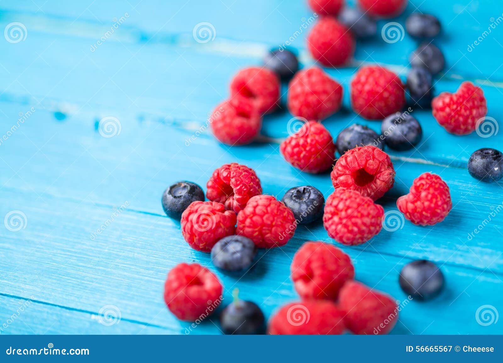 Summer Berries on Wooden Background Stock Image - Image of delicious ...