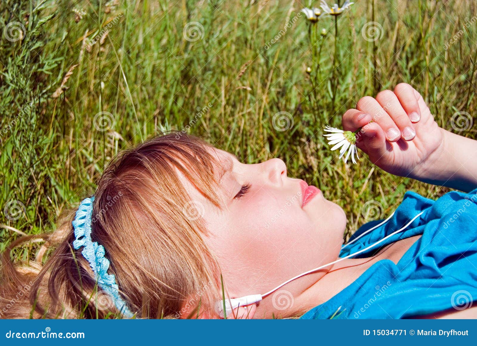 Summer Bliss stock image. Image of caucasian, meadow - 15034771