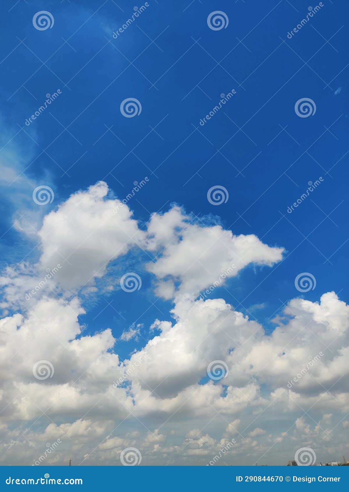 Summer Blue Sky Could Background Stock Photo - Image of clouds ...