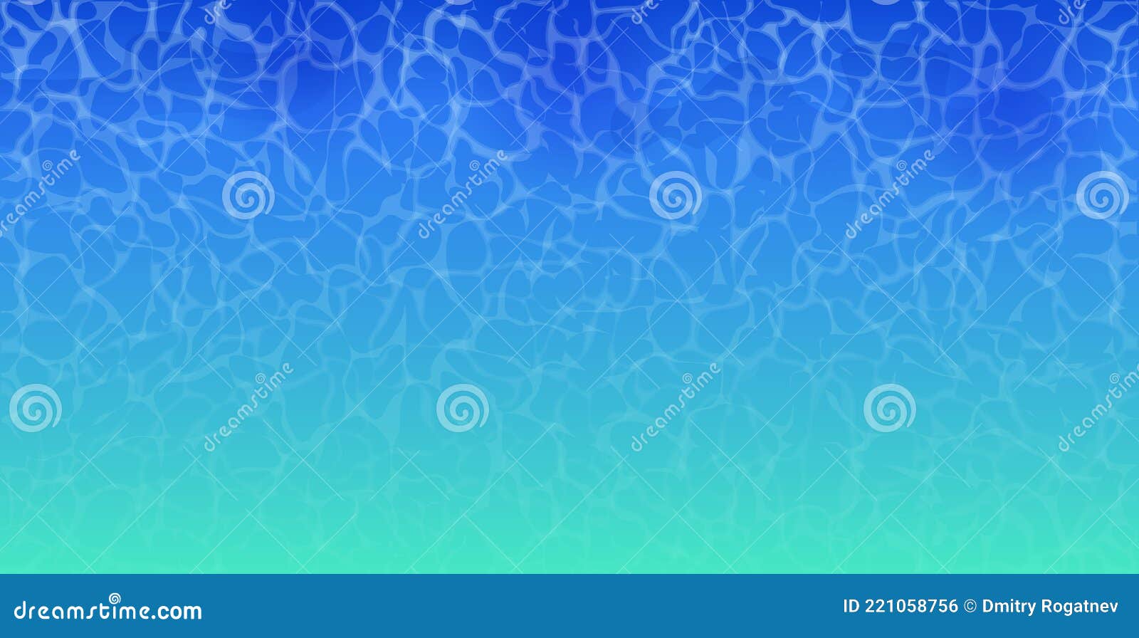 Summer Blue Swiming Pool Pattern. Stock Vector - Illustration of flow ...