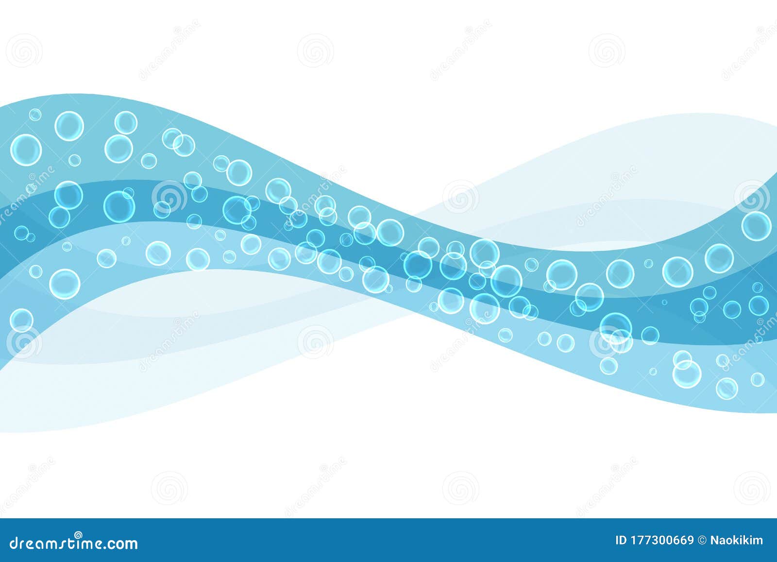 Summer Blue Wave Abstract or Natural Bubble Texture Background Stock ...