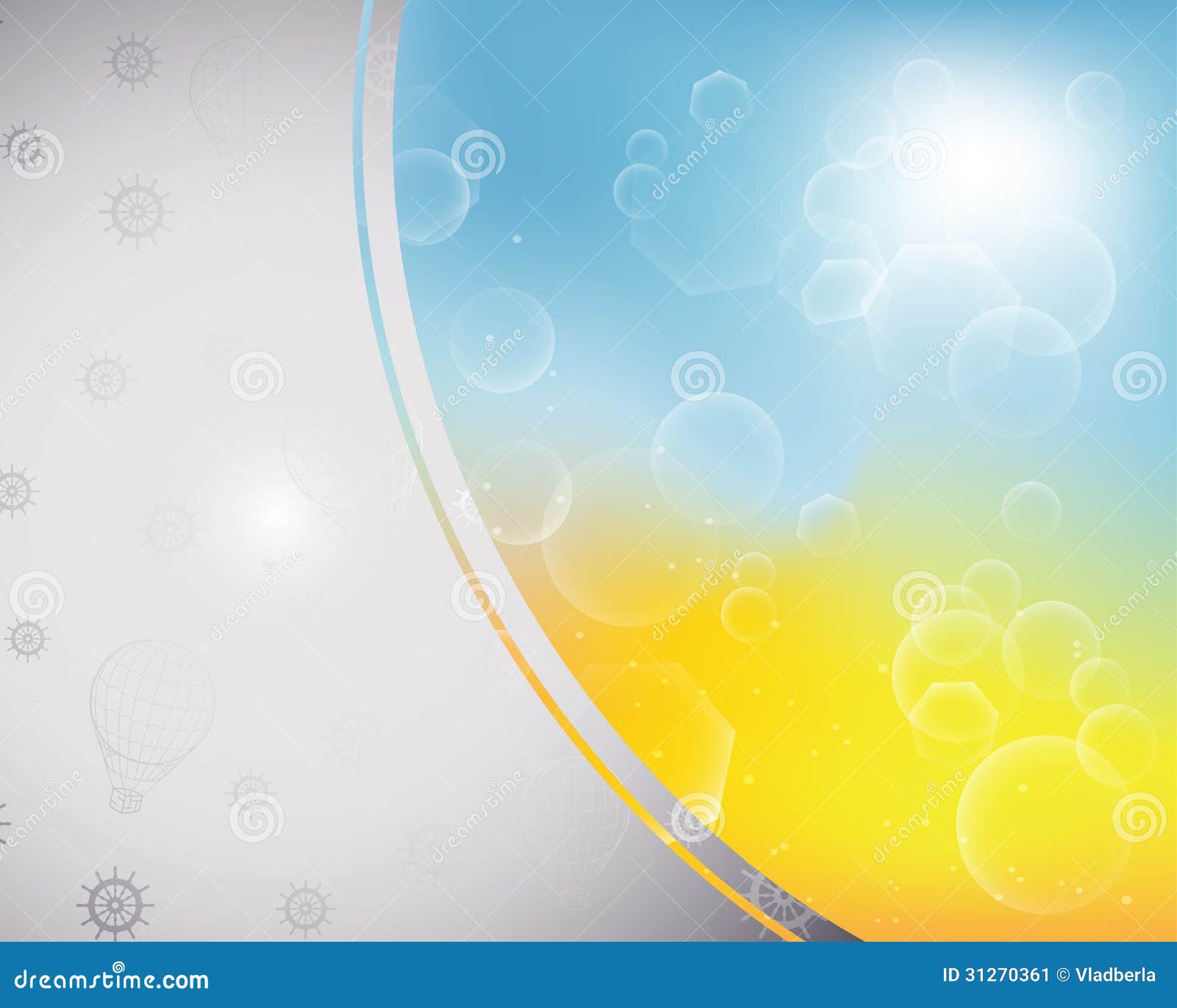 Summer Blur Background Cartoon Vector | CartoonDealer.com #31270361