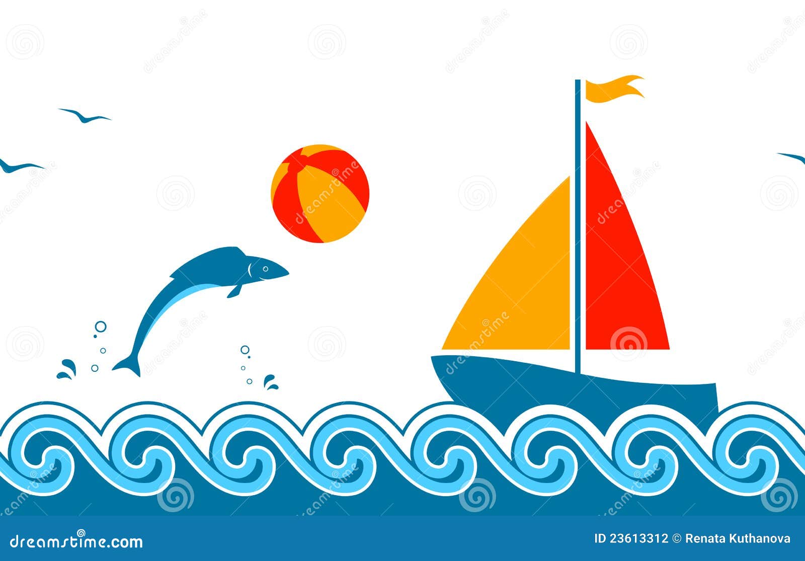 Sailboat Border Clip Art