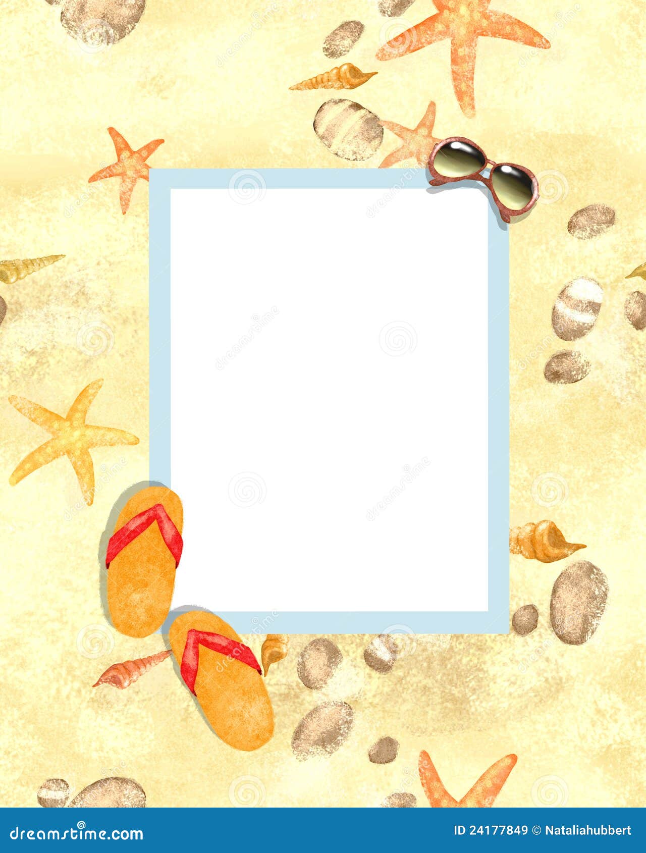 Summer Border Frame Royalty Free Stock Images - Image: 24177849