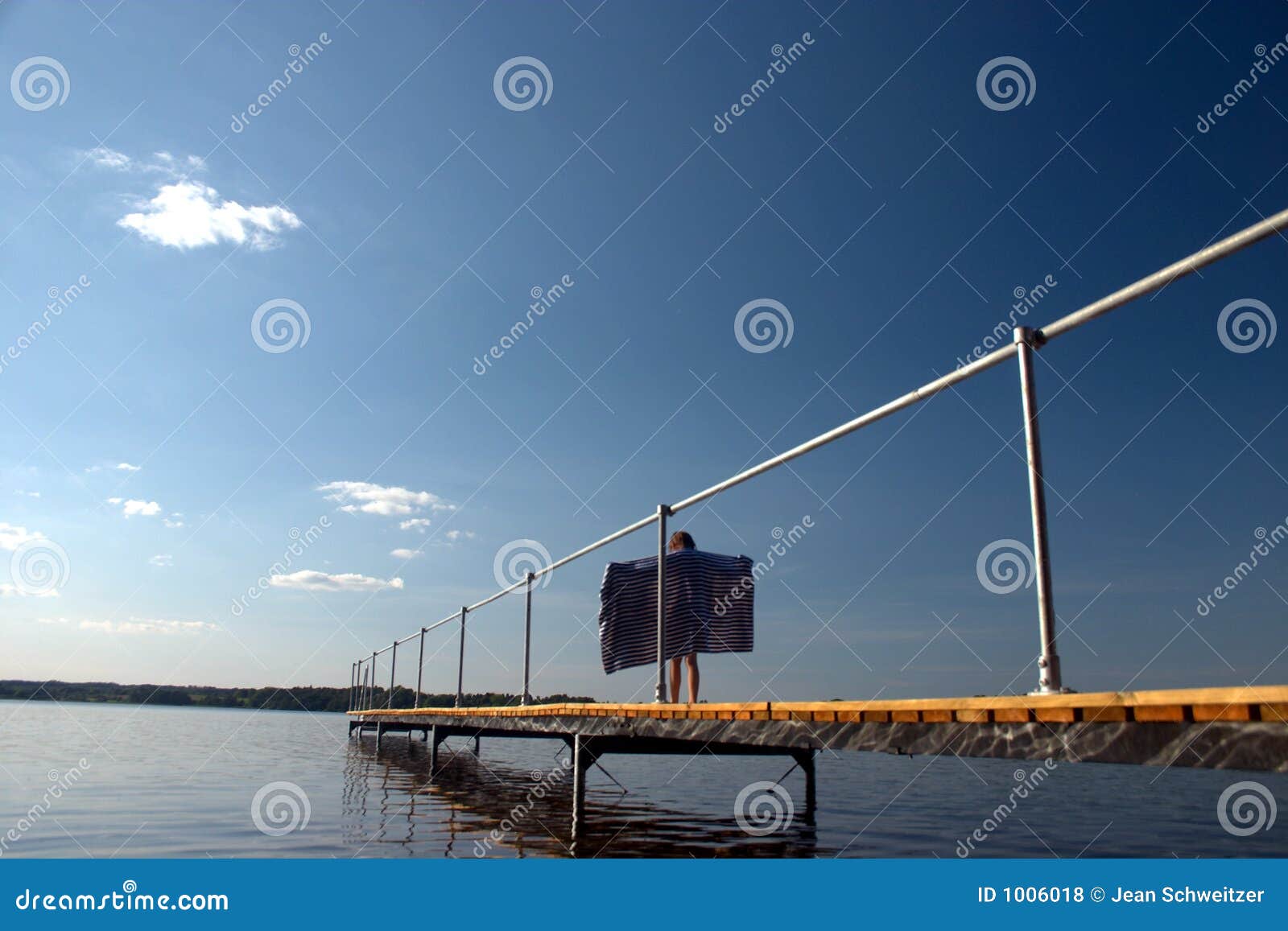 Summer bridge stock photo. Image of sand, lake, denmark - 1006018