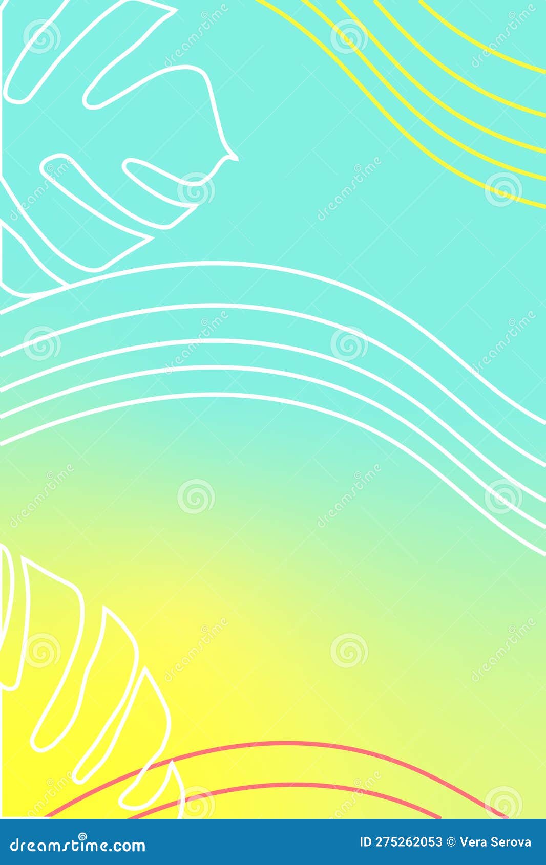 Summer Bright Abstract Background for the Banner Stock Vector ...