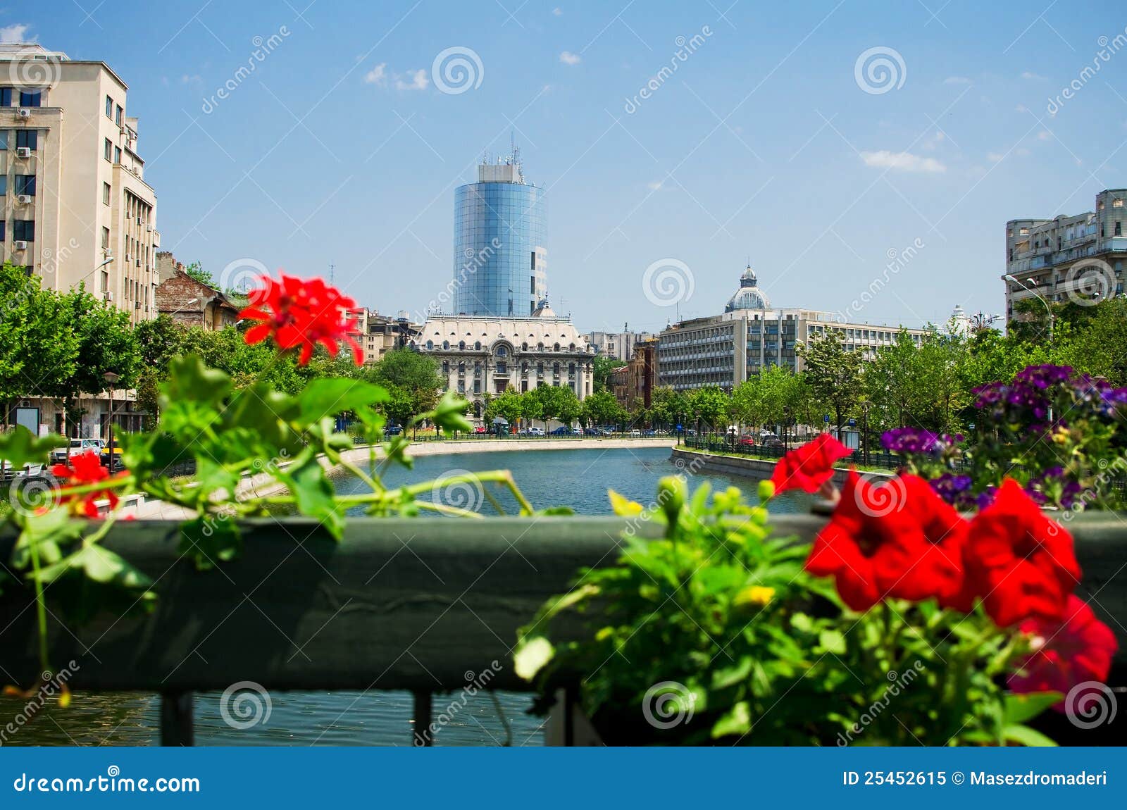 Summer in Bucharest stock image. Image of urban, european - 25452615