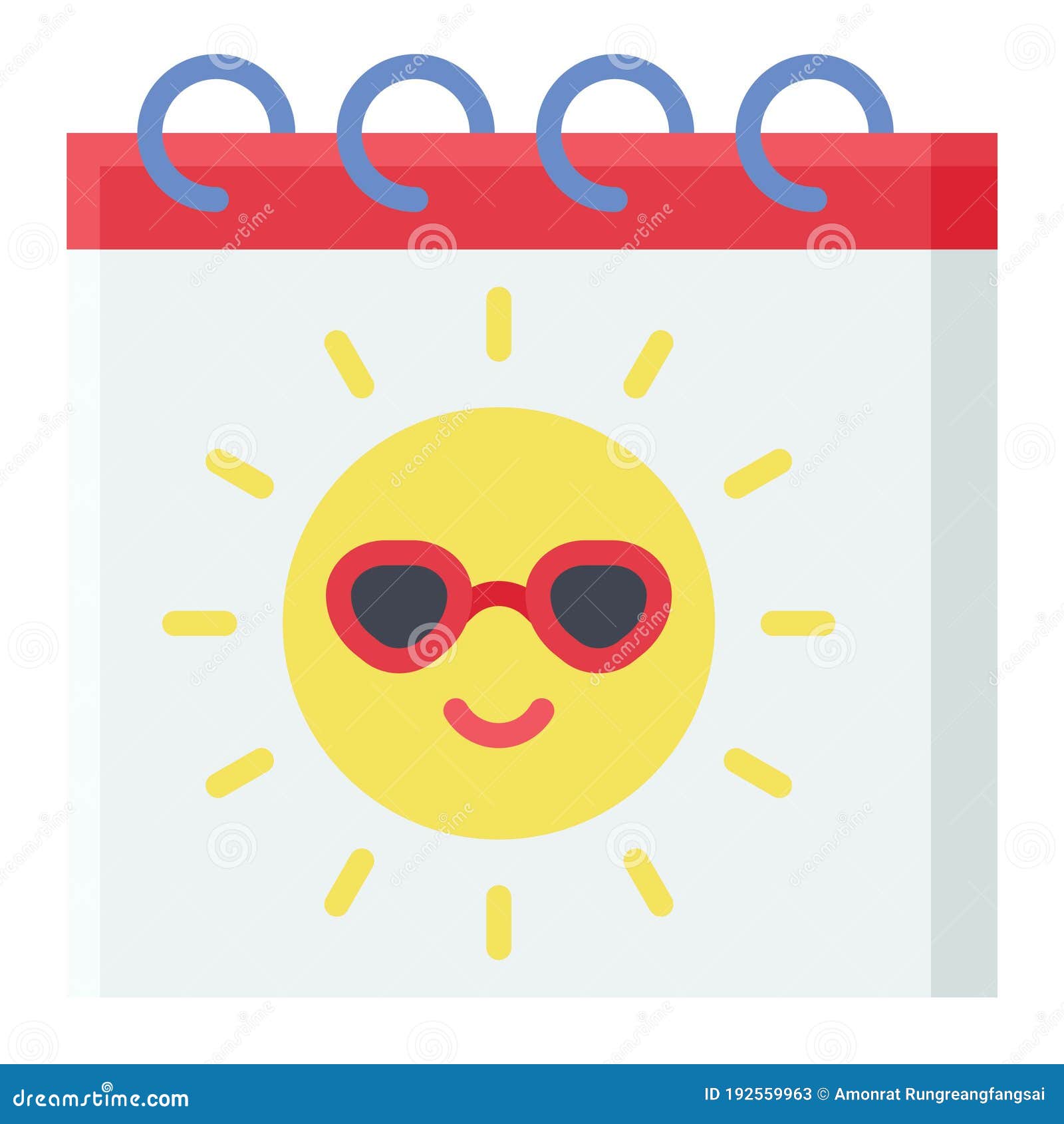Summer Calendar Icon, Summer Sale Related Vector Stock Vector ...