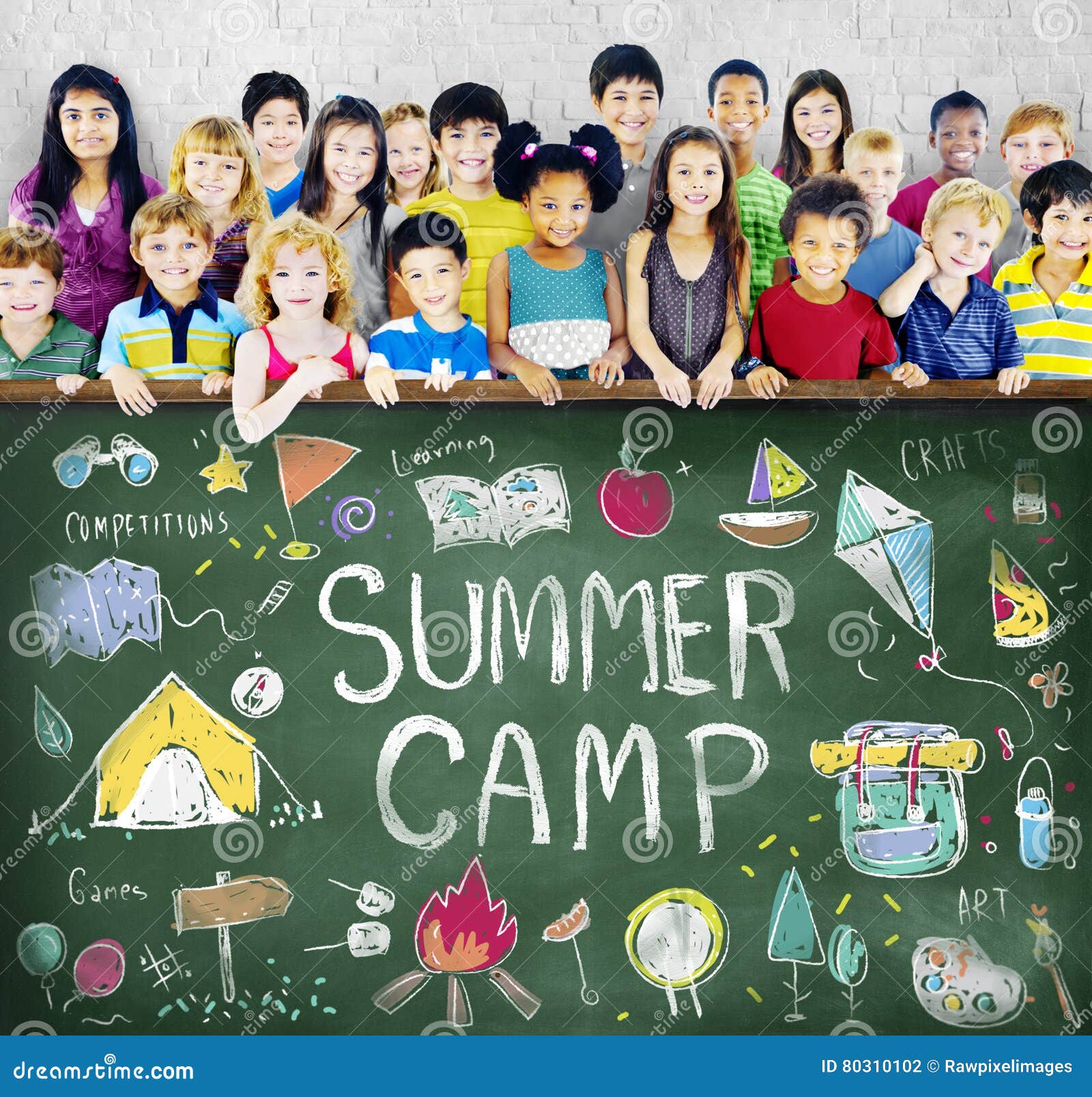 Summer Camp Adventure Exploration Enjoyment Concept Stock Photo - Image ...