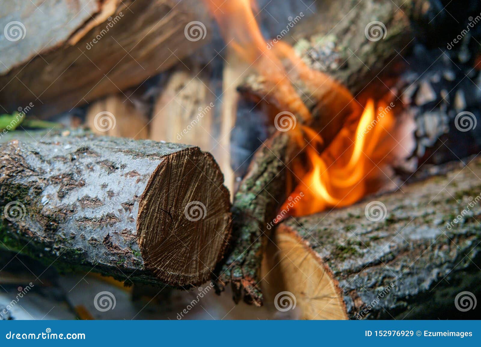Summer Camp Fire Pit stock image. Image of summer, trip - 152976929