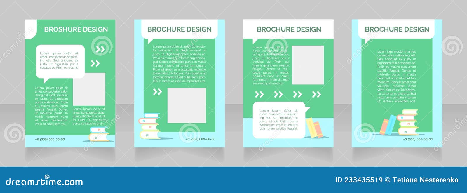 Summer Camp Program Blank Brochure Layout Design. Intensive Courses ...
