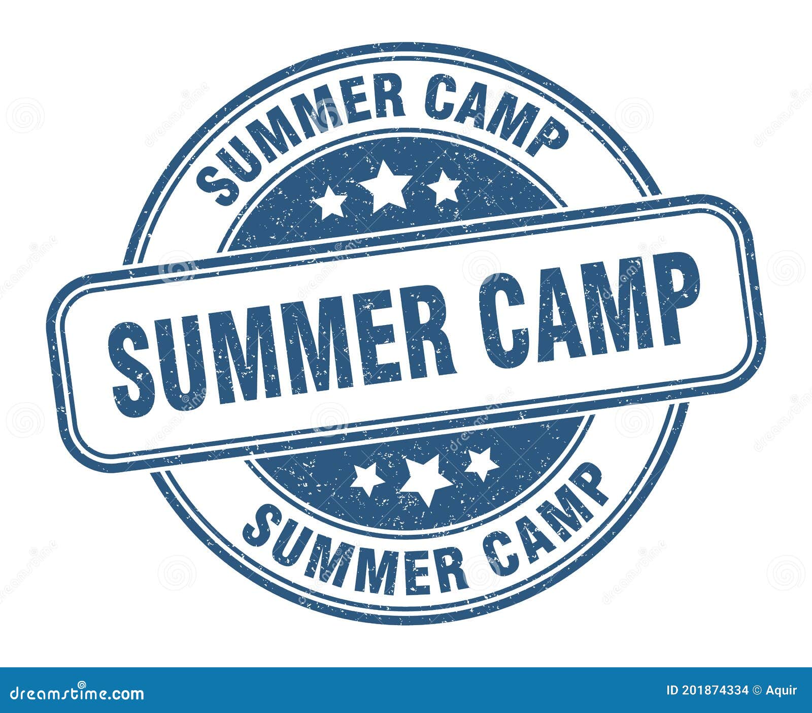 Summer Camp Stamp. Summer Camp Label. Round Grunge Sign Stock Vector ...