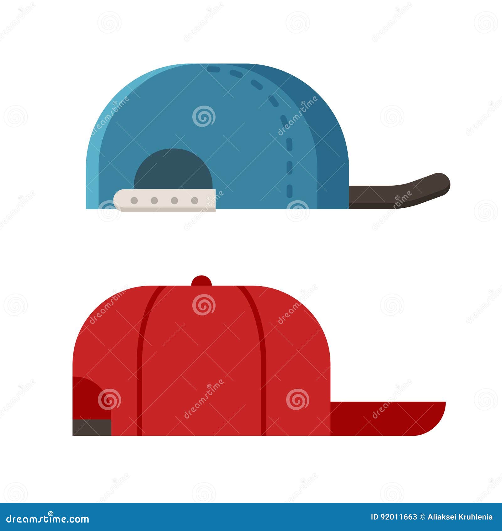 Summer Caps Icons stock vector. Illustration of fashion - 92011663