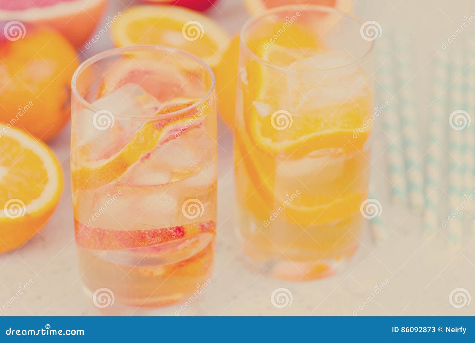 Summer citrus drinks stock image. Image of green, lemonade - 86092873