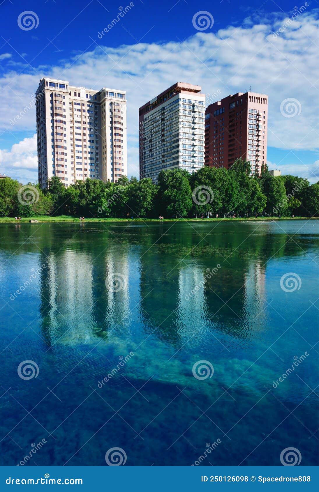 Summer City Buildings Architecture Background Stock Photo - Image of ...